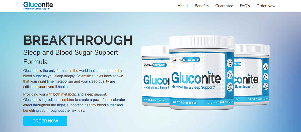Gluconite: Formula to Support Your Sleep and Blood Sugar Effectively ...