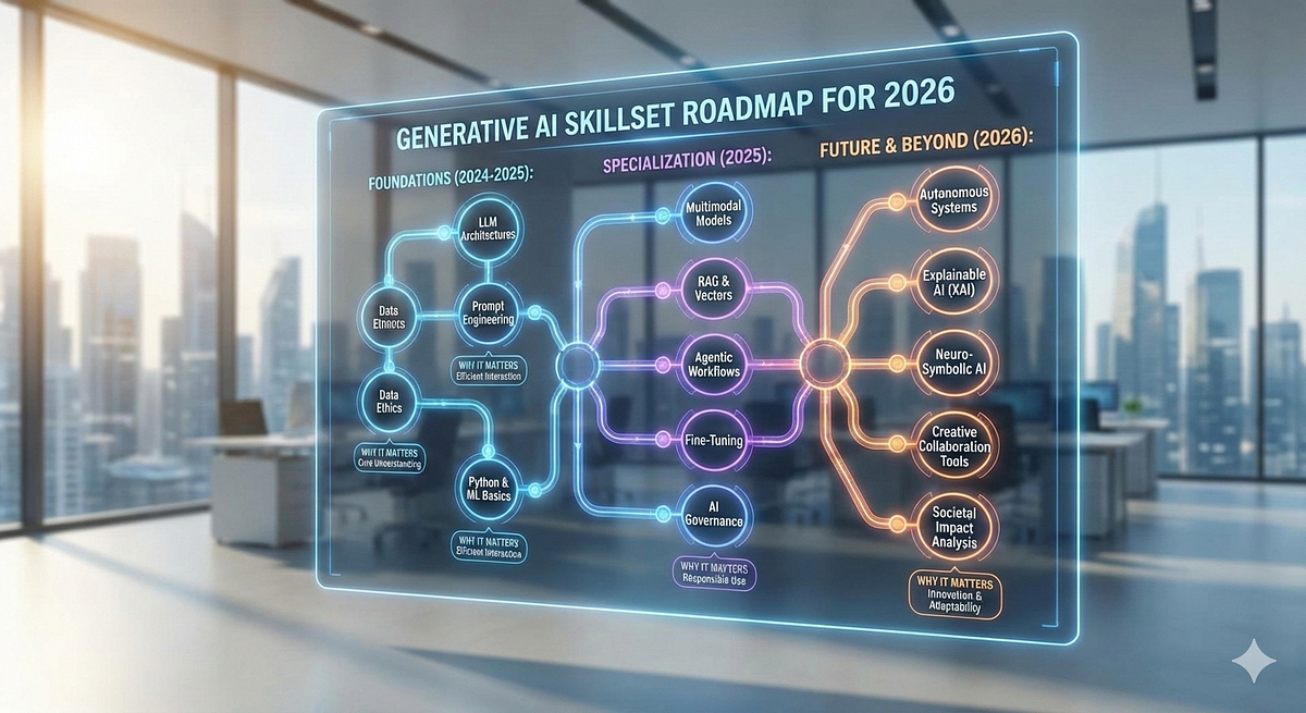Generative AI Skillset Roadmap for 2026: What to Learn and Why It ...