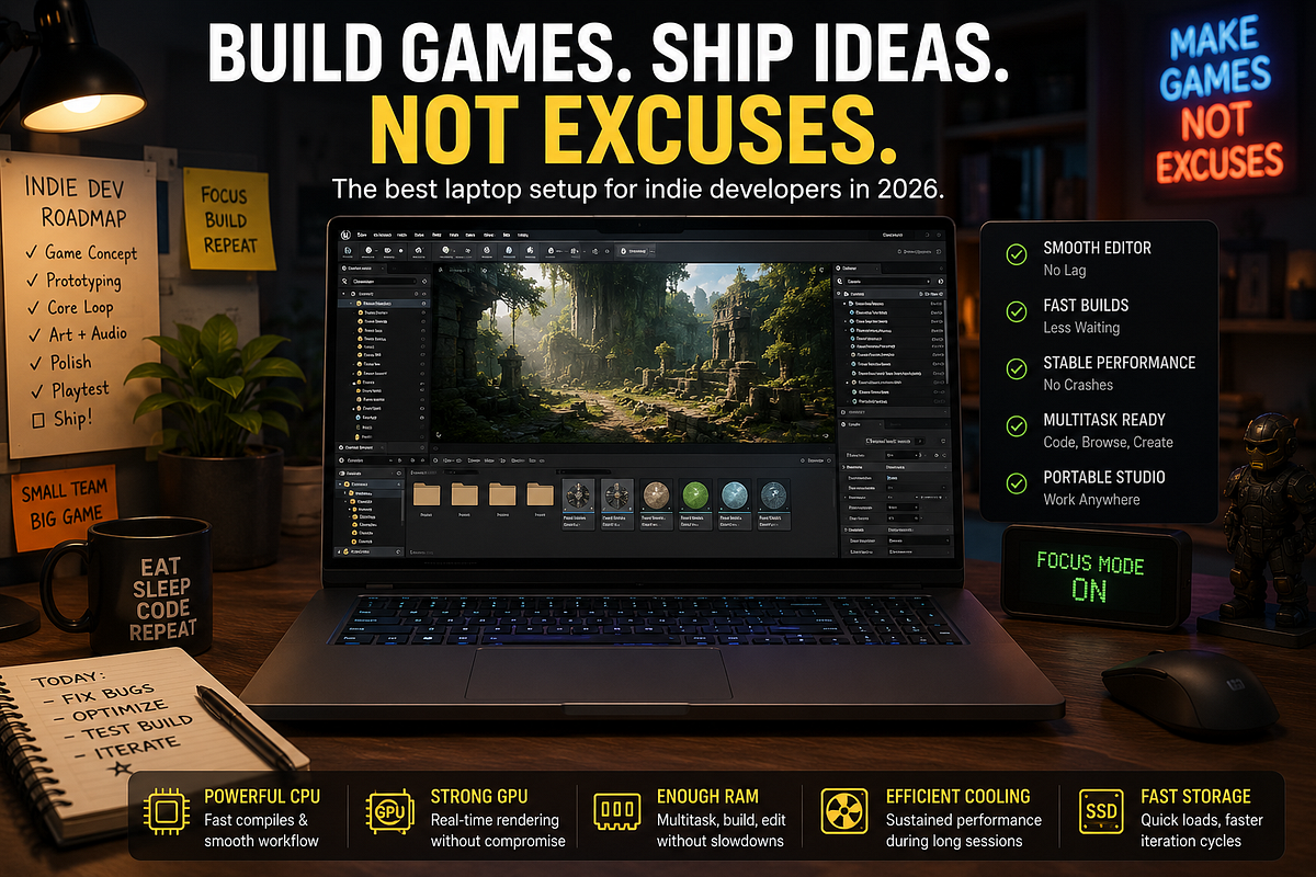 Best Laptop Setup for Indie Developers in 2026: Build a Studio That ...