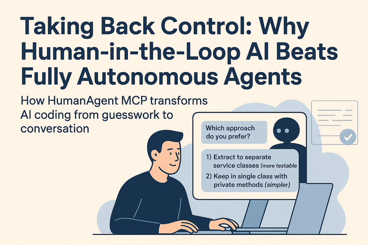 Stop the AI Chaos: Why Human-in-the-Loop Beats Fully Autonomous Coding ...