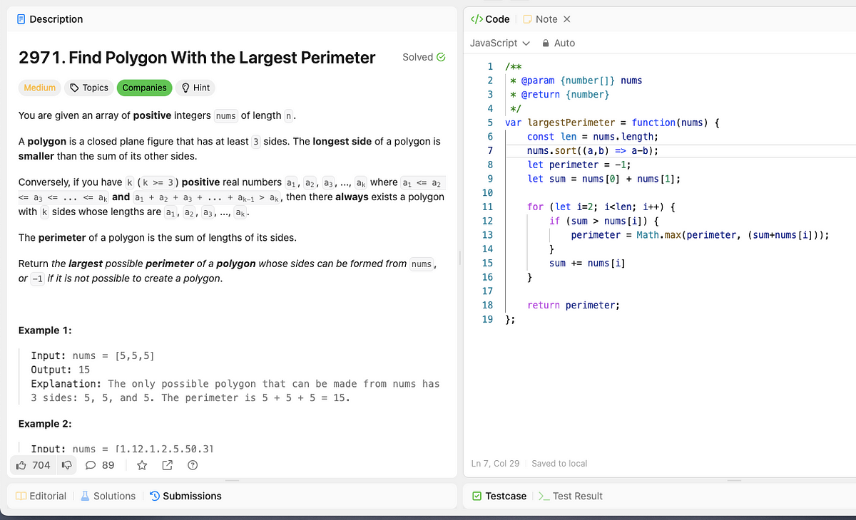 February-Leetcode-POTD- 15: 2971. Find Polygon With the Largest ... February-Leetcode-POTD- 15: 2971. Find Polygon With the Largest ...