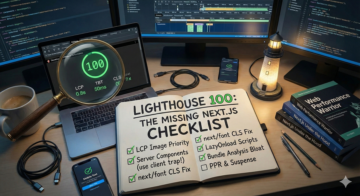 Lighthouse 100 with Next.js: The Missing Performance Checklist | by Melvin Prince | Better Dev ...