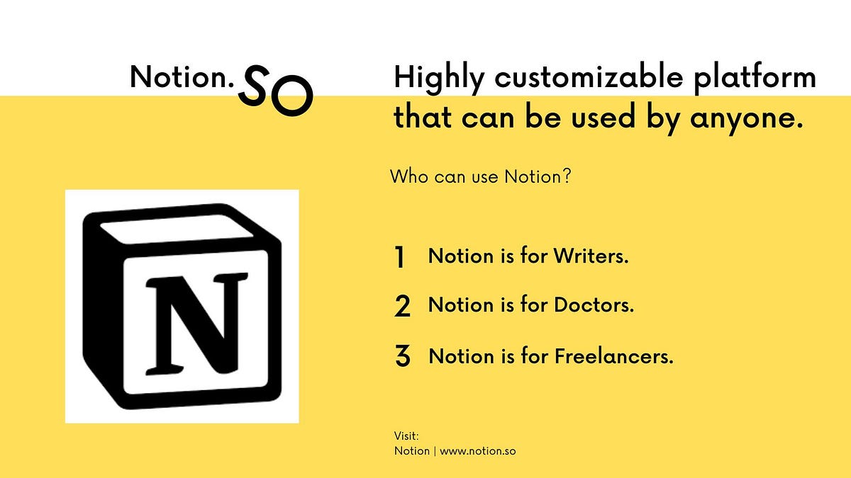 Notion.so is for Everyone. Notion is an all-in-one workspace where ...