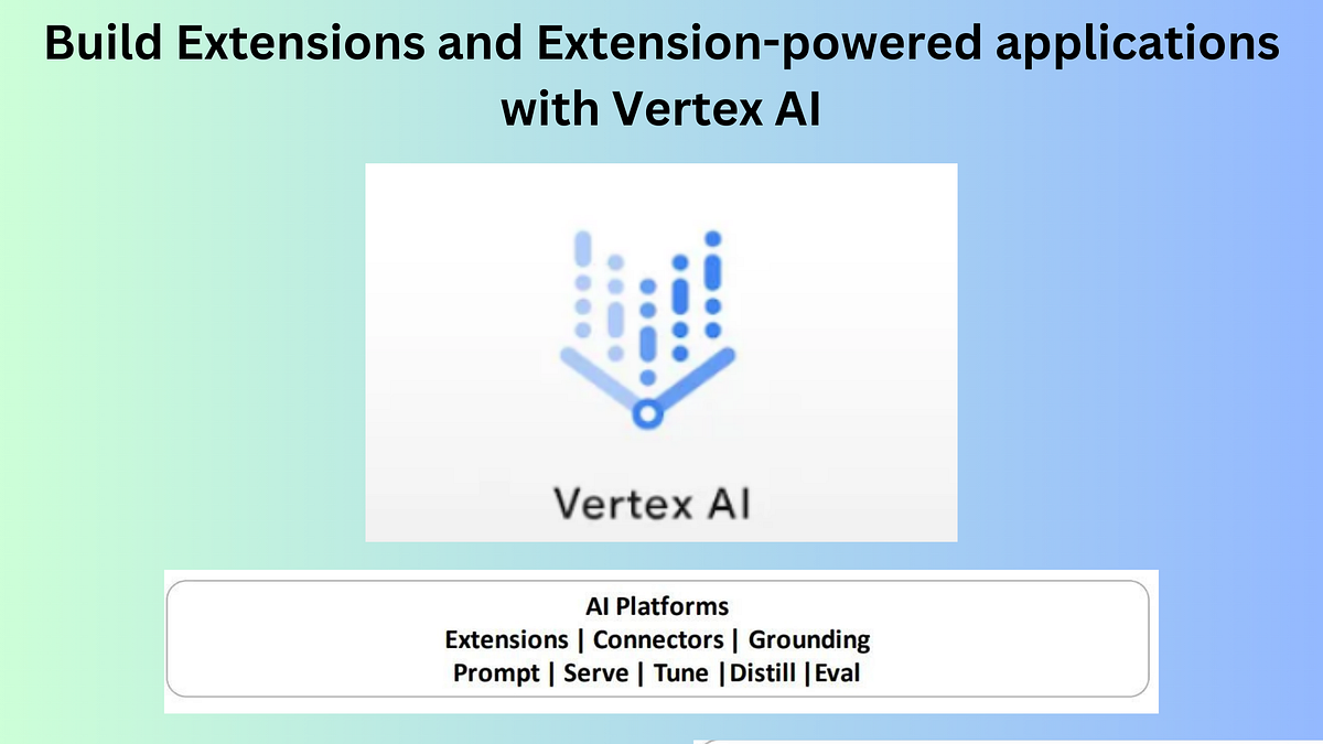 Build extensions and extension-powered applications with Google Cloud Vertex AI | Medium