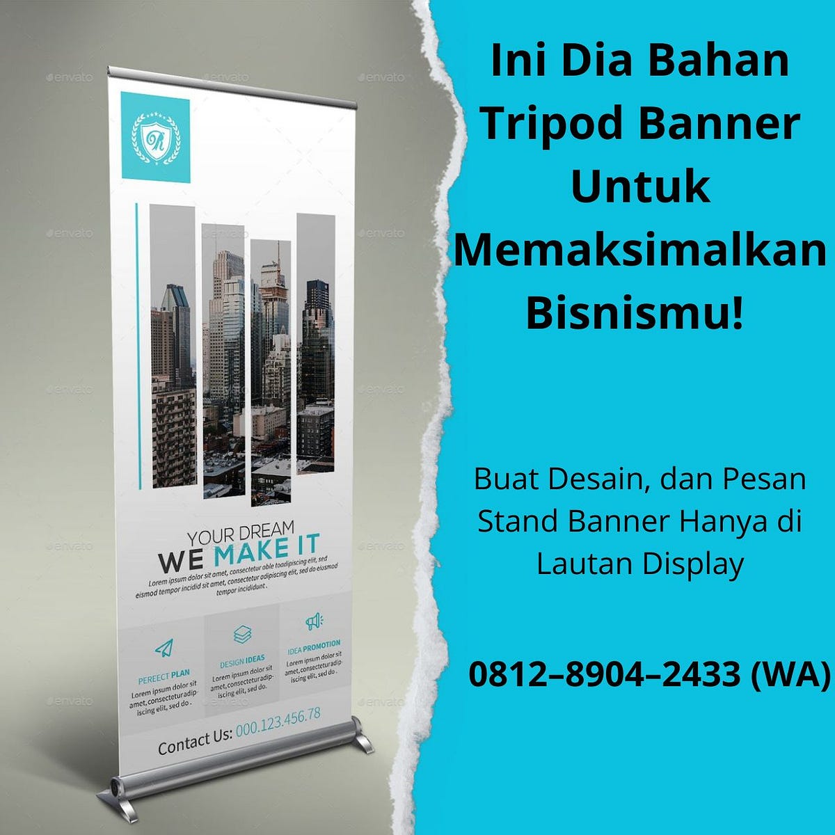 Bahan Tripod Banner yang Ideal untuk Memaksimalkan Promosi Bisnismu ...