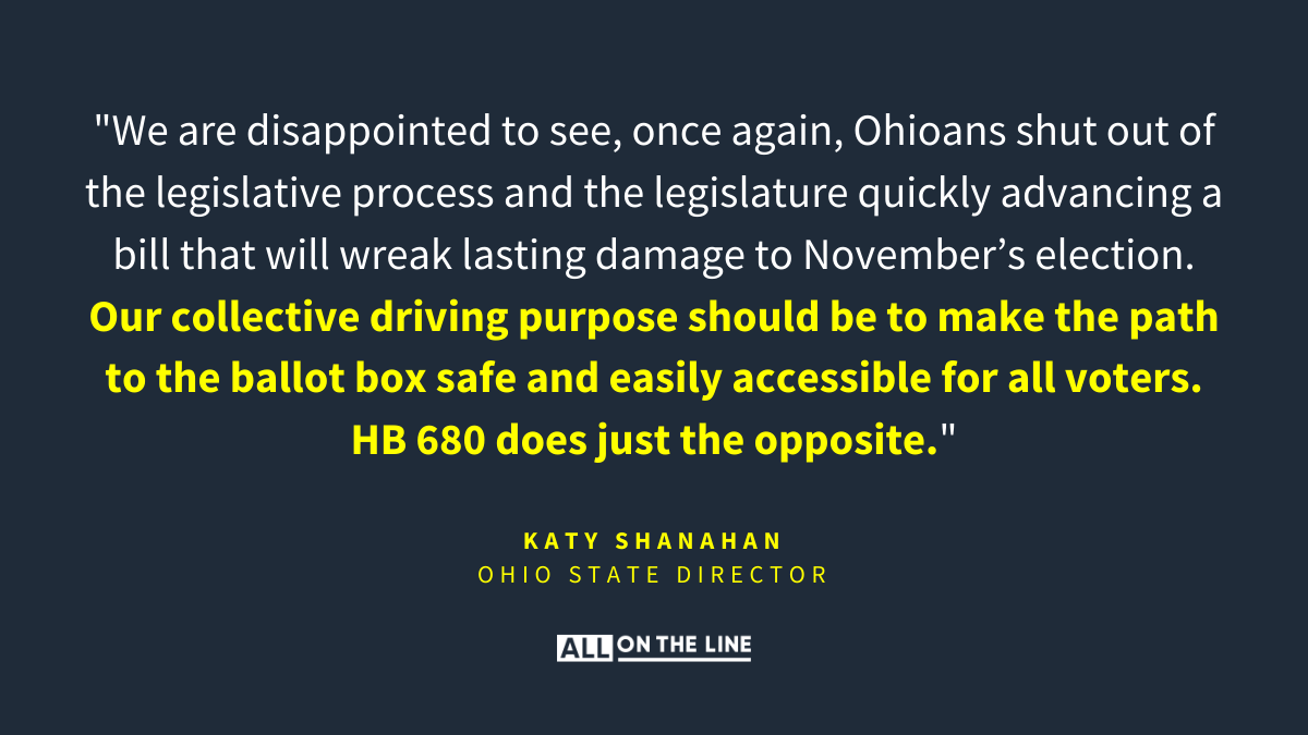All On The Line Statement on HB 680 | by All On The Line | Medium