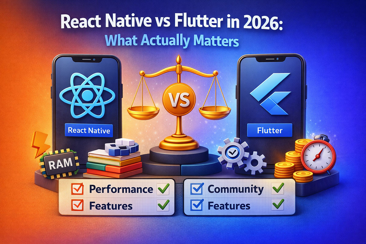 React Native vs Flutter in 2026: What Actually Matters | by TechByRahmat | Jan, 2026 | Medium