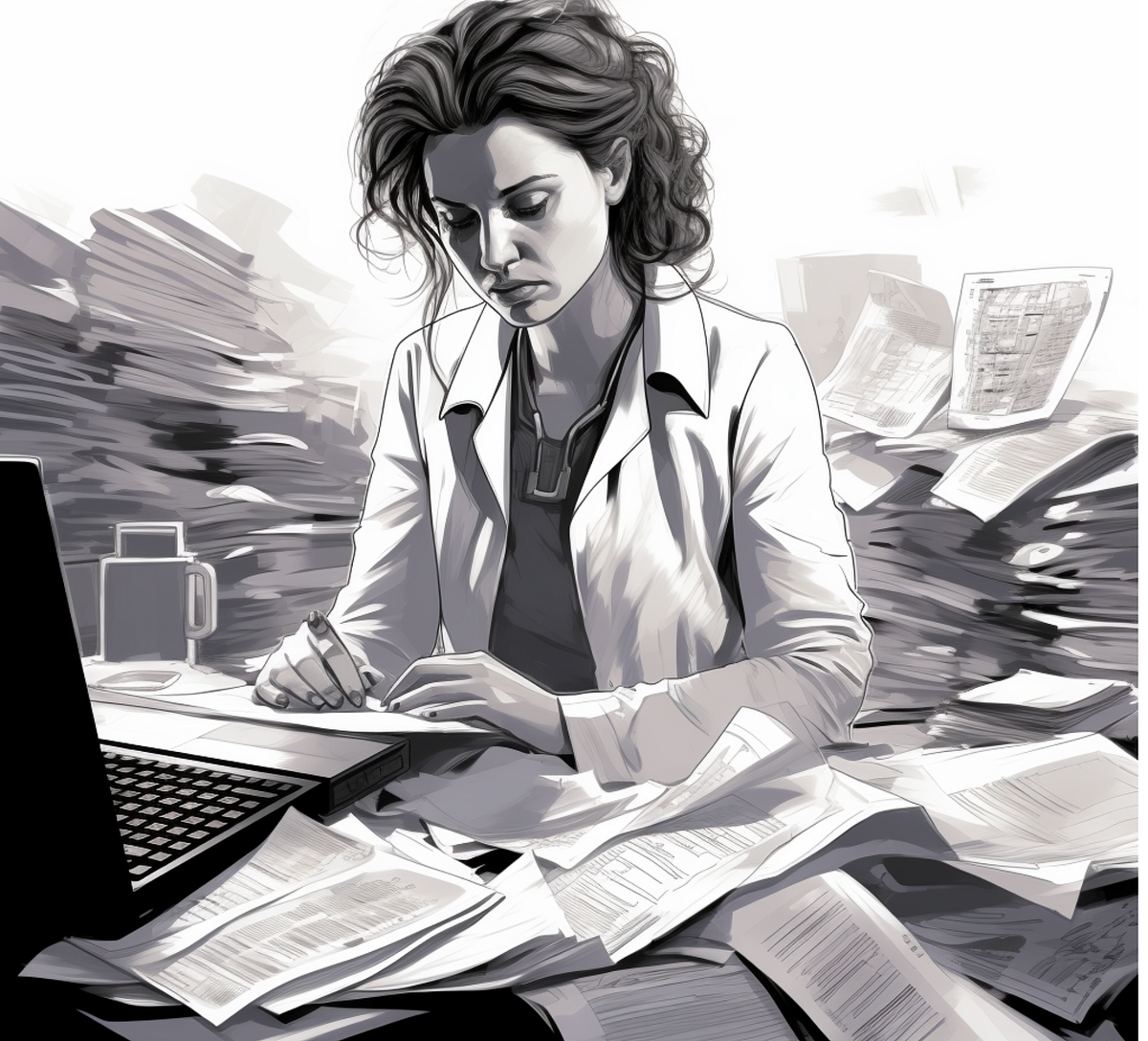 When Primary Care Physicians Become Data Clerks: Drowning in Digital ...