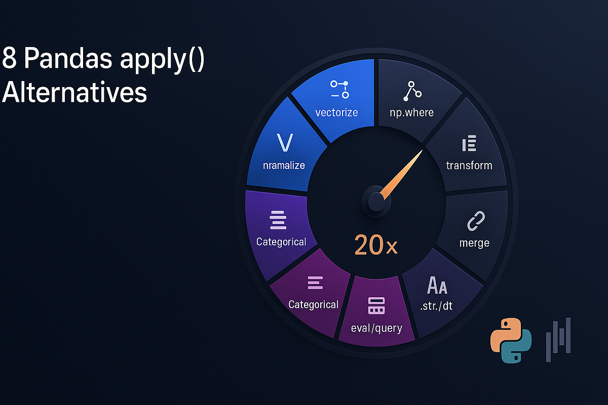 8 Faster Alternatives to apply() in Pandas | by Hash Block | Sep, 2025 ...