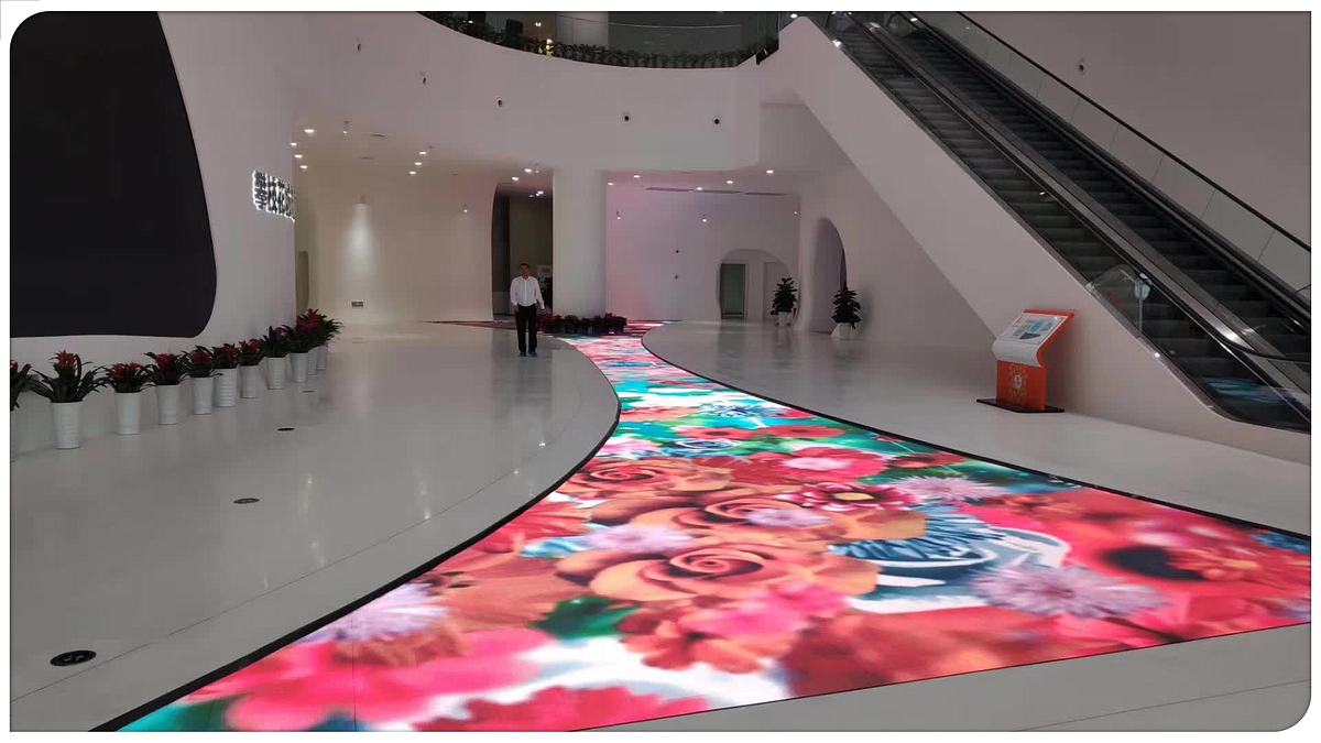 Customized size interactive LED floor screen from XYGLED - Jerry Liang ...