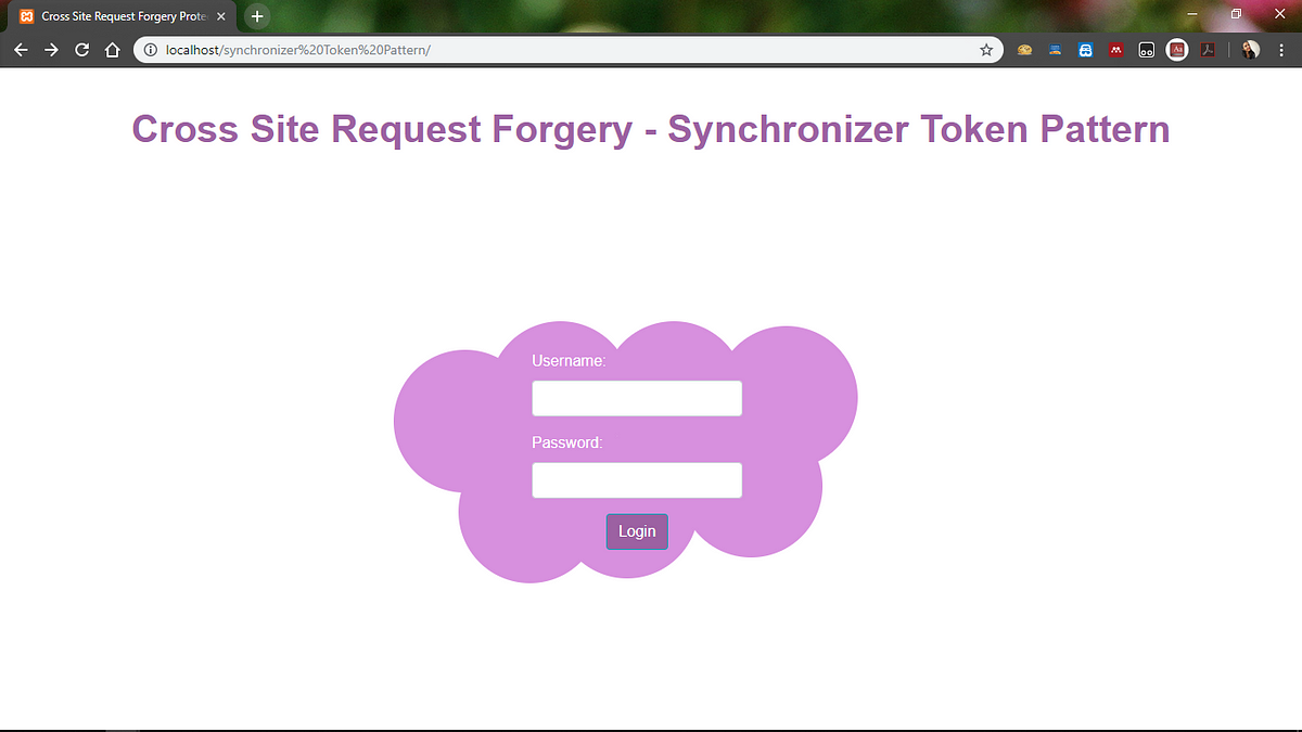 Synchronizer Token Pattern I Explained What Is Csrf Attack On Web… By Nikini Amarapala
