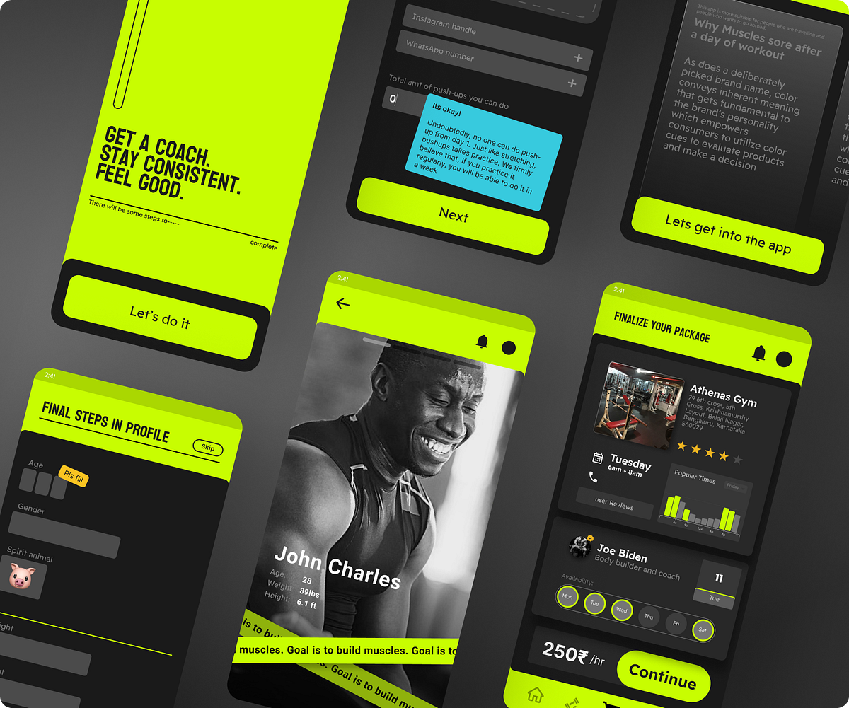 Case study | Gym finder app. An app for those who travel a lot and ...