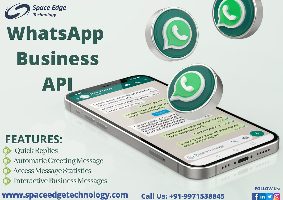 WhatsApp API Service Provider in India - spaceedgetechnology - Medium