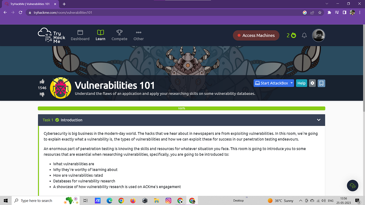 TryHackMe — Vulnerability 101 | walkthrough | by Hackersforyou | Medium