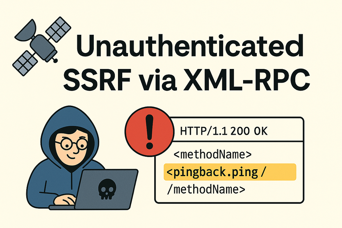 🛰️ So… I Made a Server Call Me Back. Unauthenticated SSRF via XML-RPC | by AIwolfie | Medium