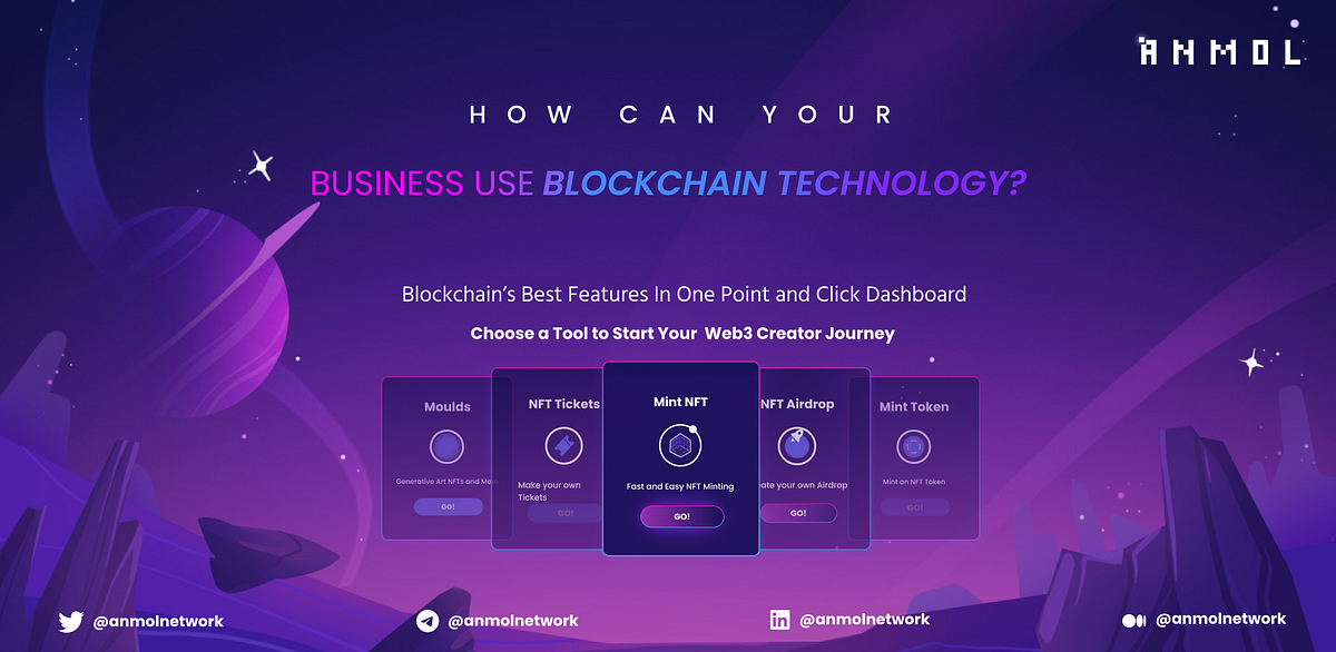 How Can Your Business Use Blockchain Technology? | by Phaedra Poliquin | Anmol Network | Medium