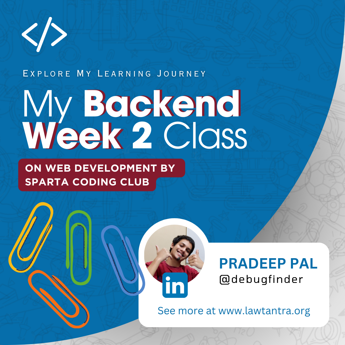 Backend Week 2 | Sparta Coding Club- Today I learned | by Pradeep pal | Medium