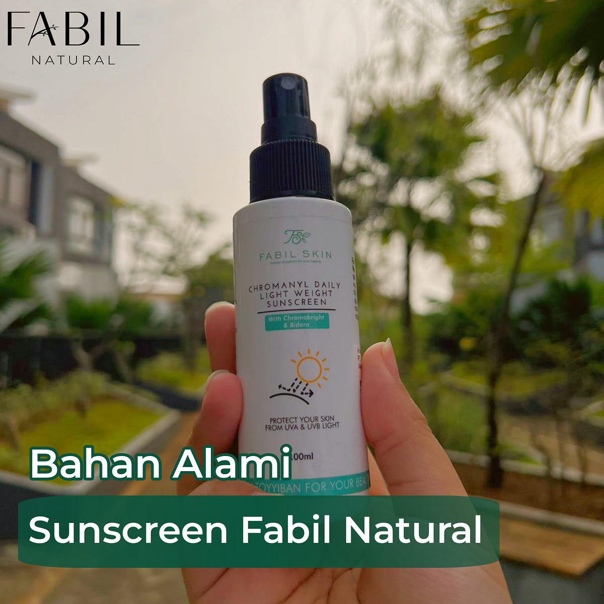 Bahan Alami Sunscreen Fabil Natural - Tokolipcreamfabilnatural - Medium