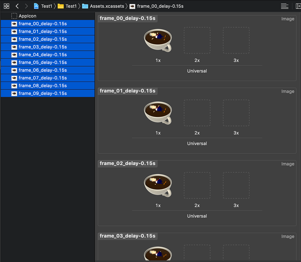 [Swift]悠游於咖啡中. 利用 UIImageView 實現多張圖片連續播放的動畫 | by Tata Chen | 彼得潘的 Swift iOS App 開發教室 | Medium