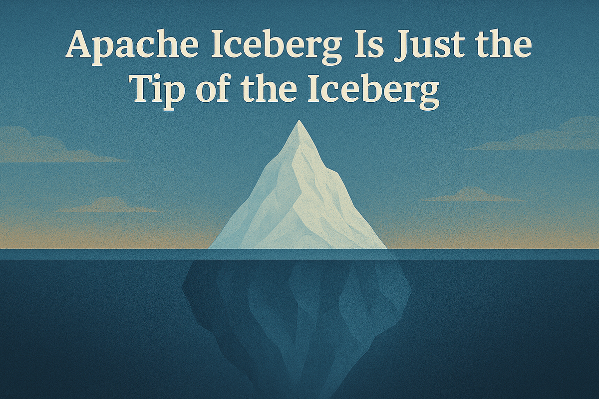 Apache Iceberg Is Just the Tip of the Iceberg -Part 1 | by Vijay ...