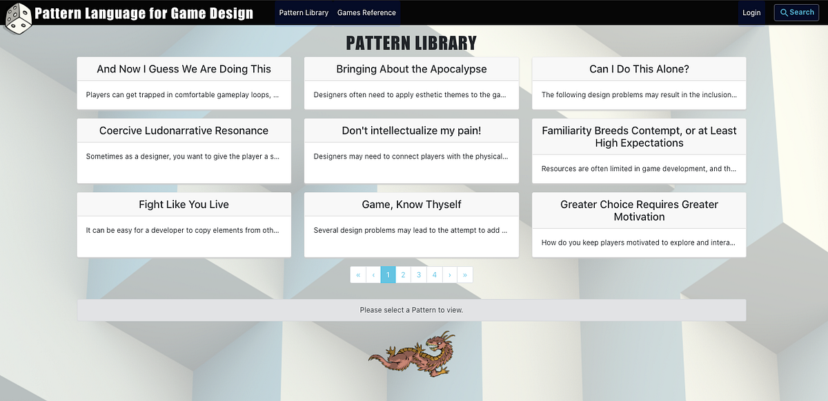 How to use the Pattern Library to view and find patterns | by Chris ...