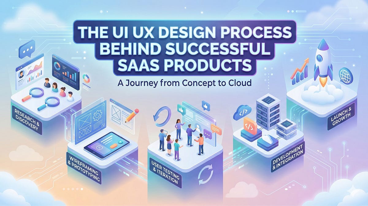 The UI UX Design Process Behind Successful SaaS Products | by AcmeMinds ...