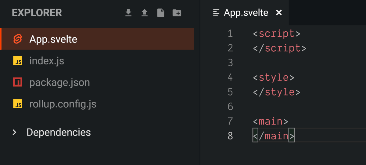 Svelte framework template structure | by Indunil Udayalal | Medium