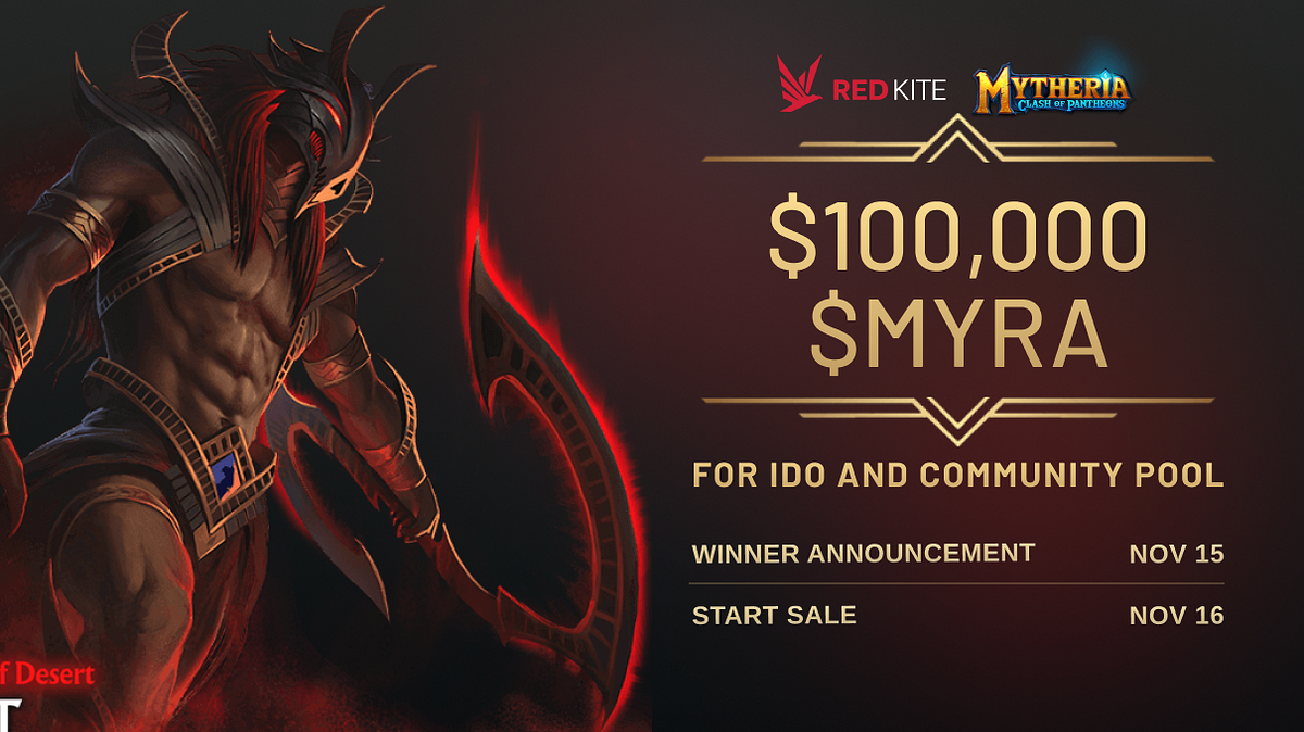 Let’s Join Mytheria $MYRA IDO and Community pool on Red Kite launchpad ...