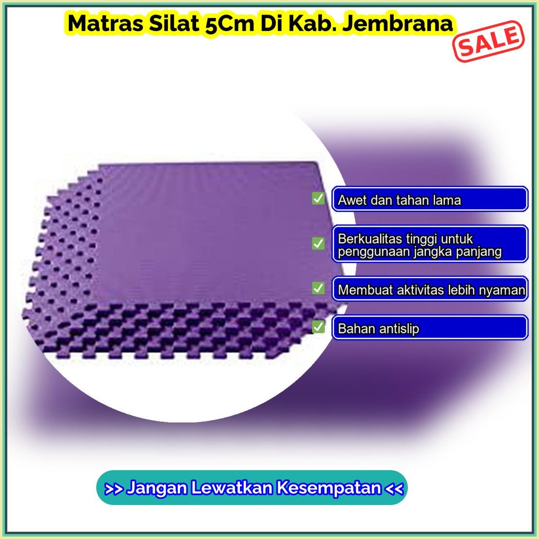 Matras Silat 5Cm Di Kab Jembrana - Matras Judo - Medium