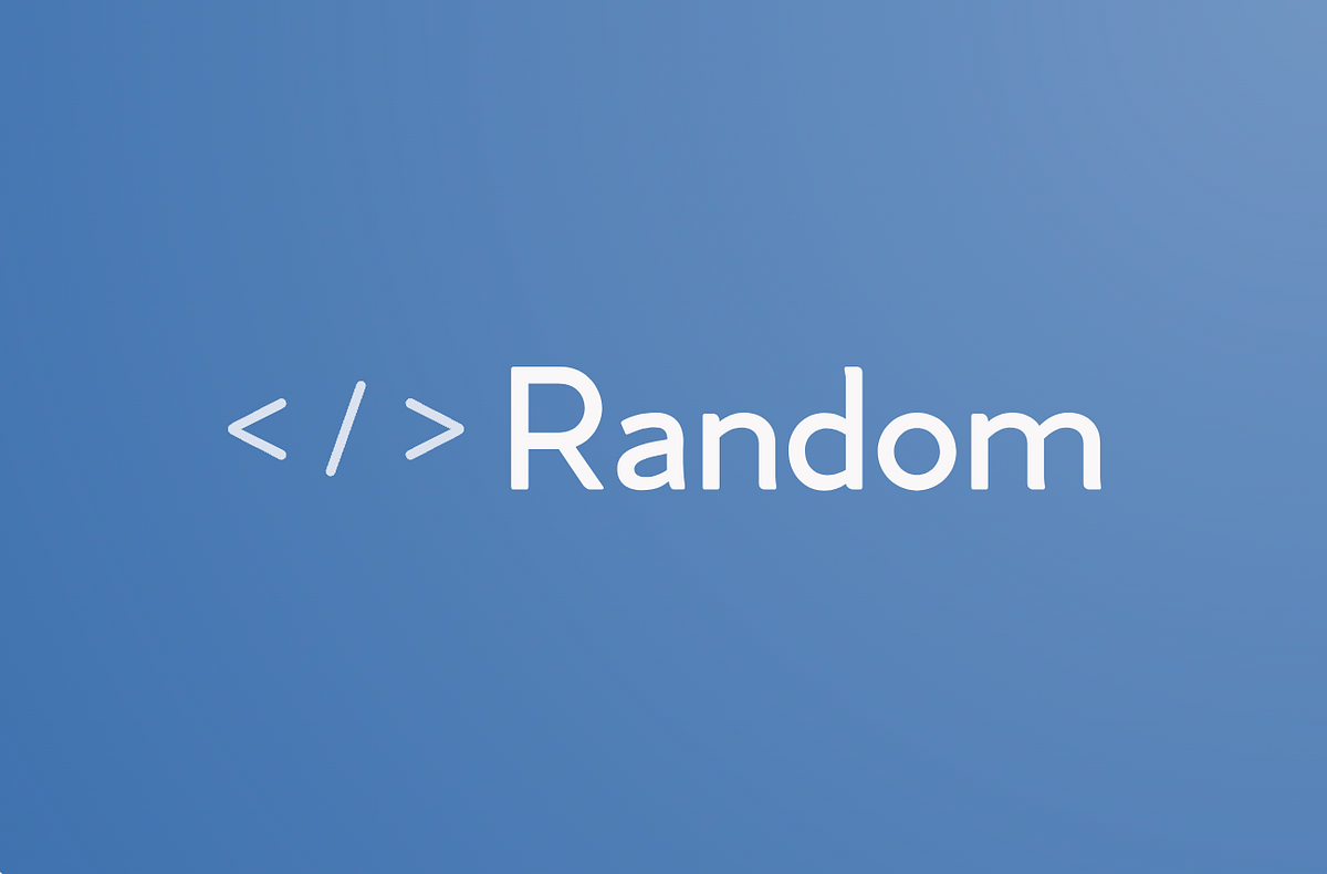 How to use random in Swift? | Medium