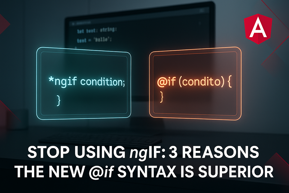 Stop Using *ngIf: 3 Reasons the New @if Syntax Is Superior | by ...