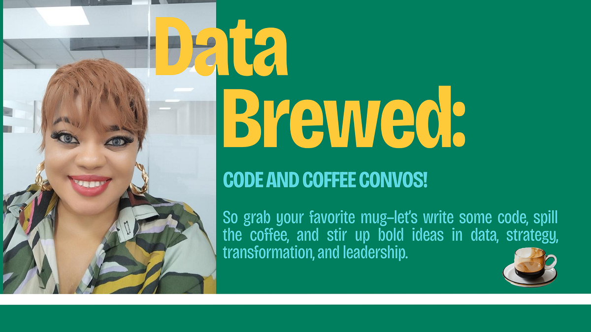 ☕ About the Editor: Brewing Data, Code & Conversation | by Seghe Momodu ...
