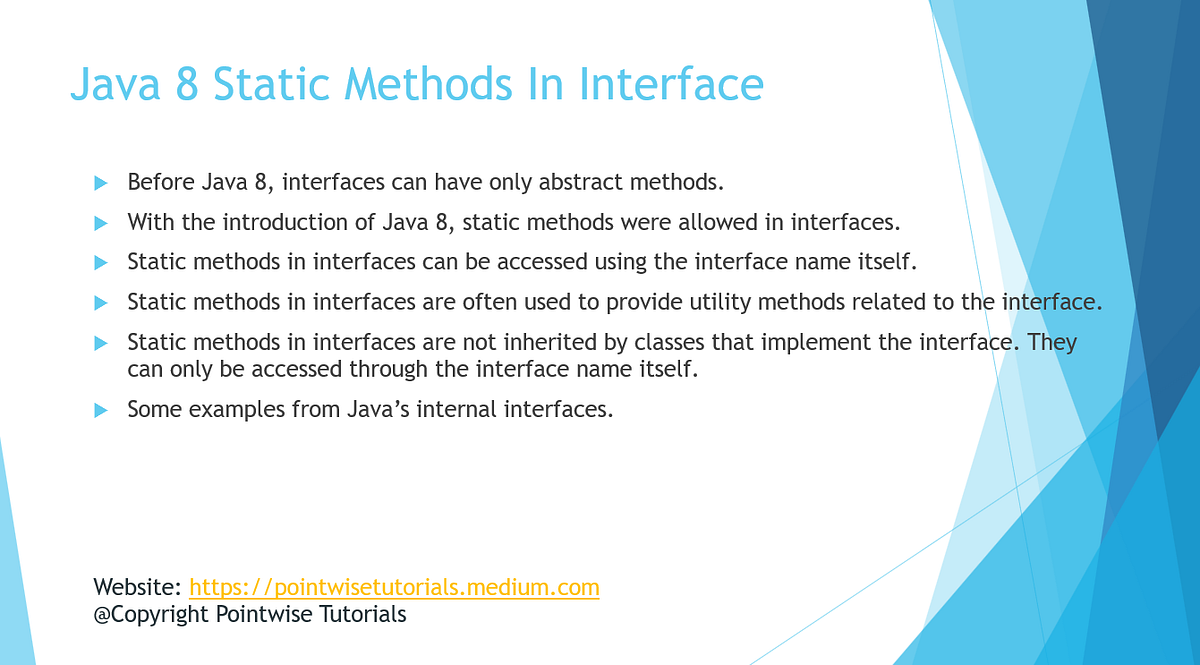 Unlocking Java’s Power: Exploring the Magic of Static Methods in Interfaces! | by Ayon Das | Medium