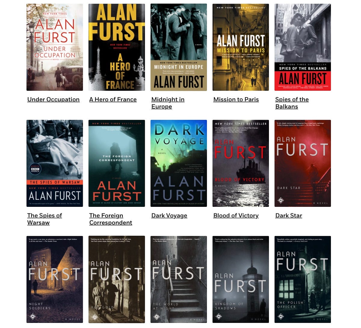 Read the Novels of Alan Furst. I recommend his novels without… | by ...