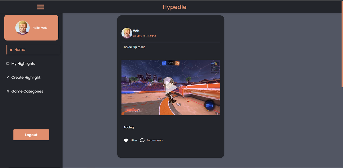 My Game Highlights App. I’ve always loved playing video games… | by Van ...