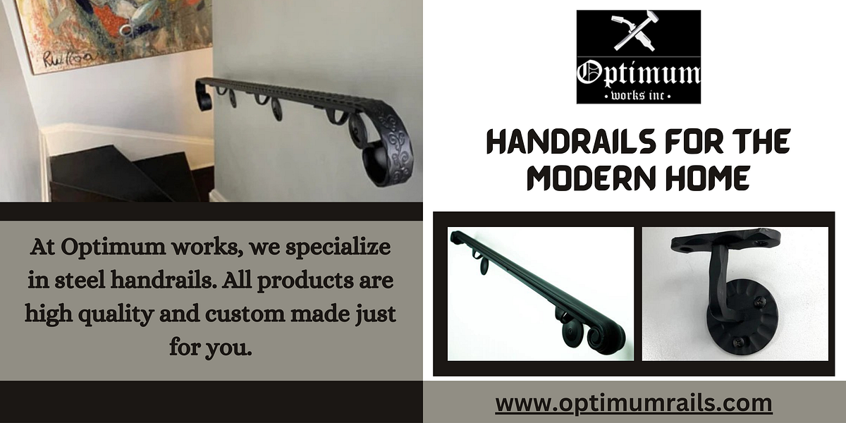 Buy Rectangle Metal Handrails — Optimum Works - Optimum Works - Medium