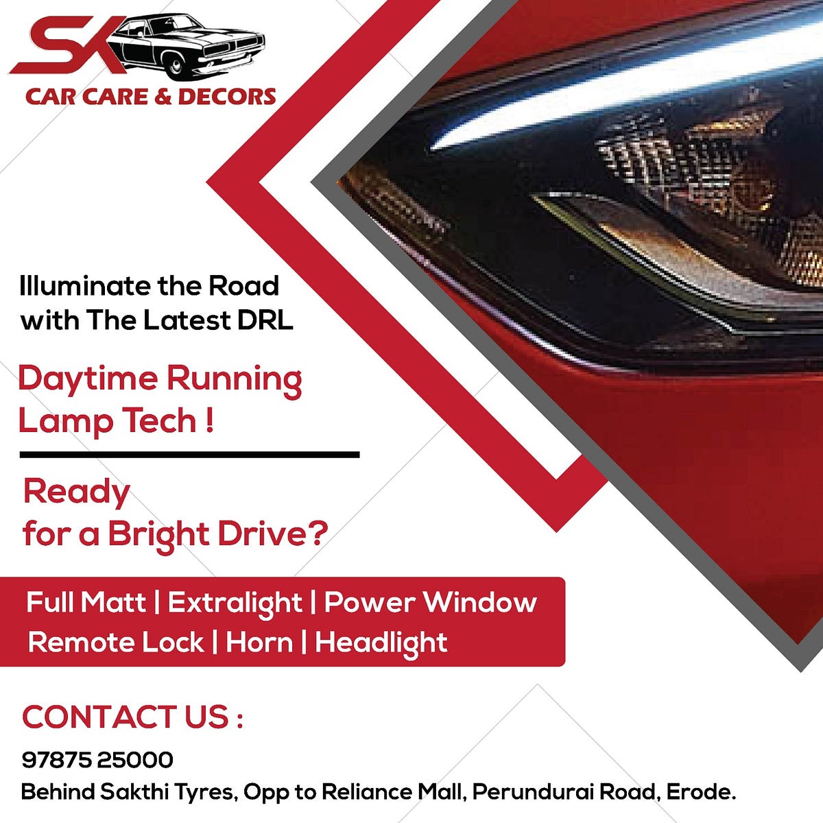 DRL — daytime running lamp service in erode | by jayaram r | Feb, 2024 ...