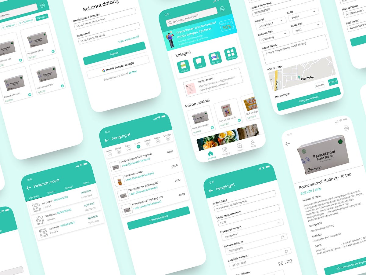 UI / UX Case Study : create an e-commerce platform Apotek Online (buy ...