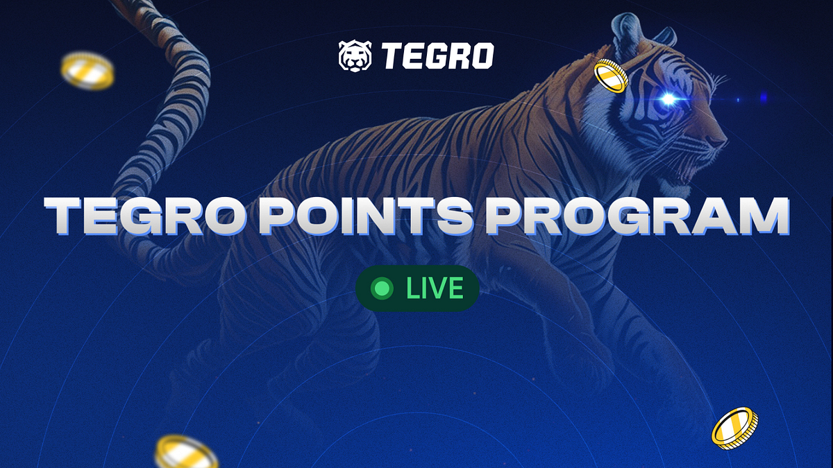Announcing the Tegro Points Program 🐯🚀 | by Tegro | May, 2024 | Medium