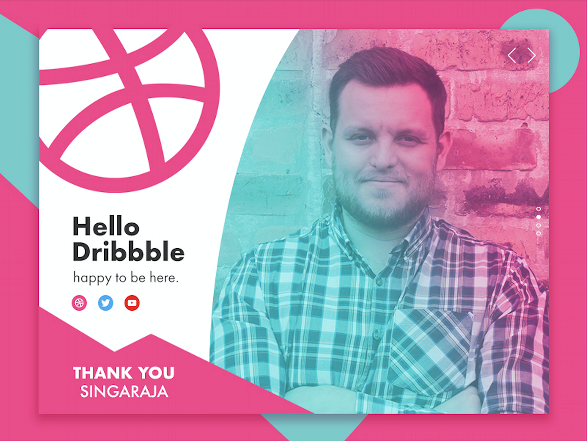 Dribbble Debut Shot…finally!. Today, I finally decided to get my… | by ...