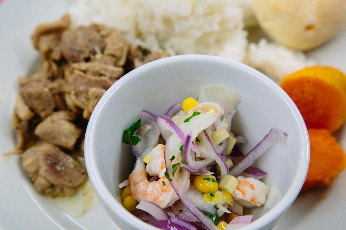 Peruvian mix ceviche — Piura style; “Tiradito” by Sofía Benavides from ...