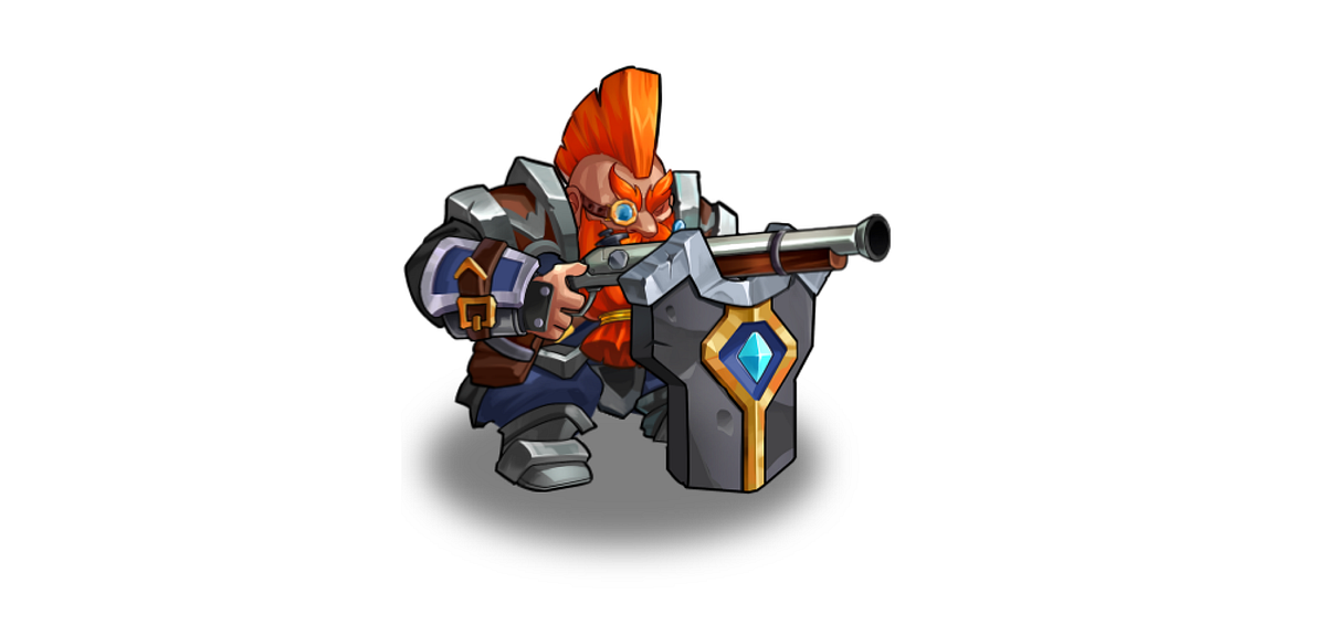 Vark ( Dwarf — Fire ) Overview of heroes for the game Metarrior | by ...