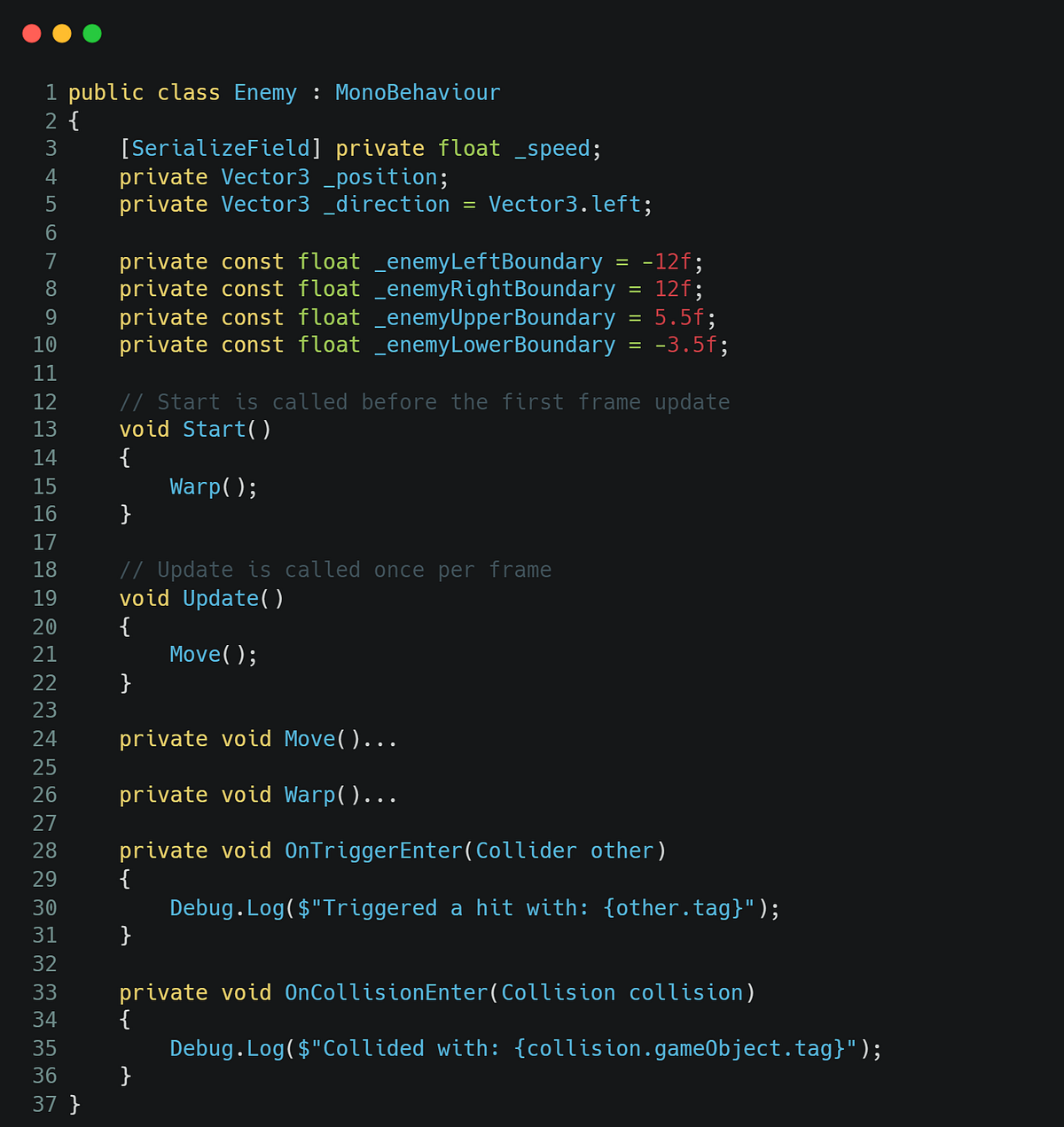 Introduction to Physics in Unity’ & ‘OnCollisionEnter Vs. OnTriggerEnter — When to use them ...
