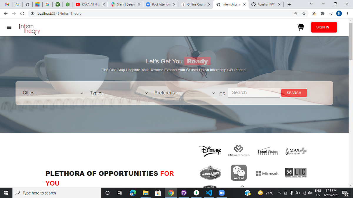 Intern Theory Clone:. Masai construct week project, | by Roushankumar ...