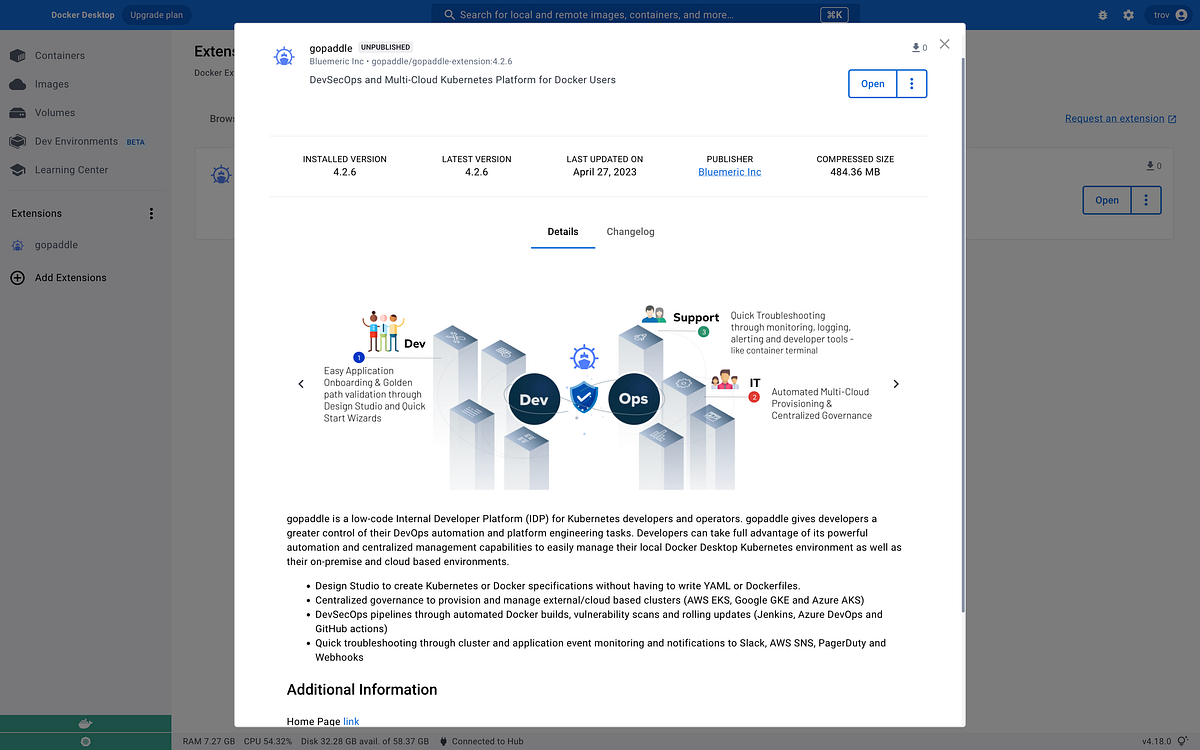 gopaddle Extension brings Multi-Cloud governance, Platform Engineering & much more for Docker ...