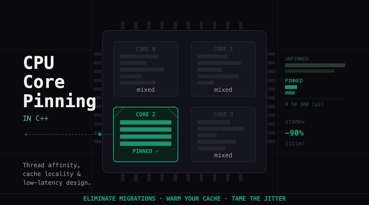 CPU Affinity (Core Pinning) in C++: Thread Pinning, Cache Locality, and ...