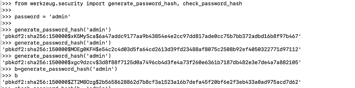 flask相關建設主題. 密碼hash | by Steven Wang | Medium