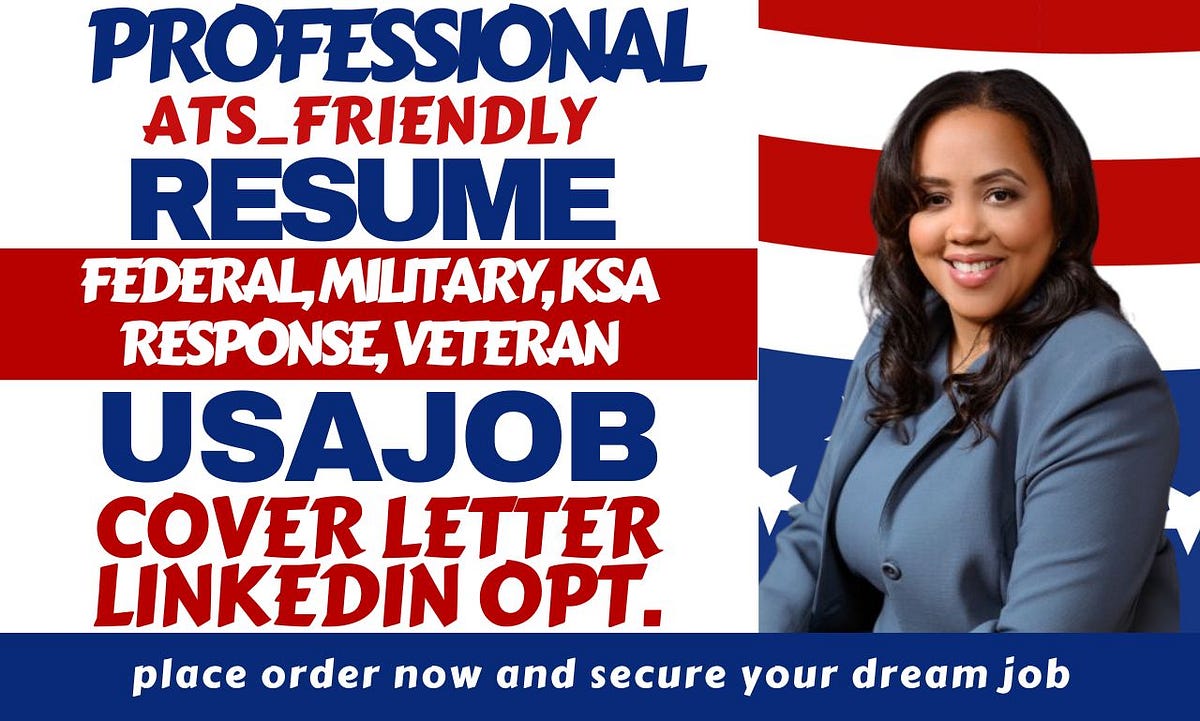 fI will review federal resume, USA job, military, veteran, ksa ...