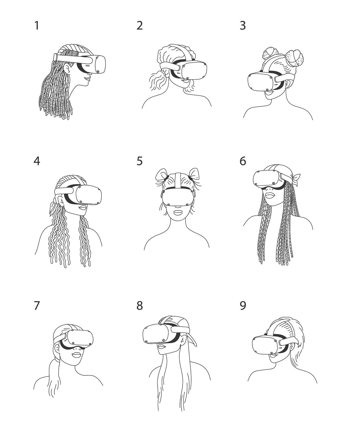Virtual Reality and Your Hair. The hair up there. It can be a minor ...