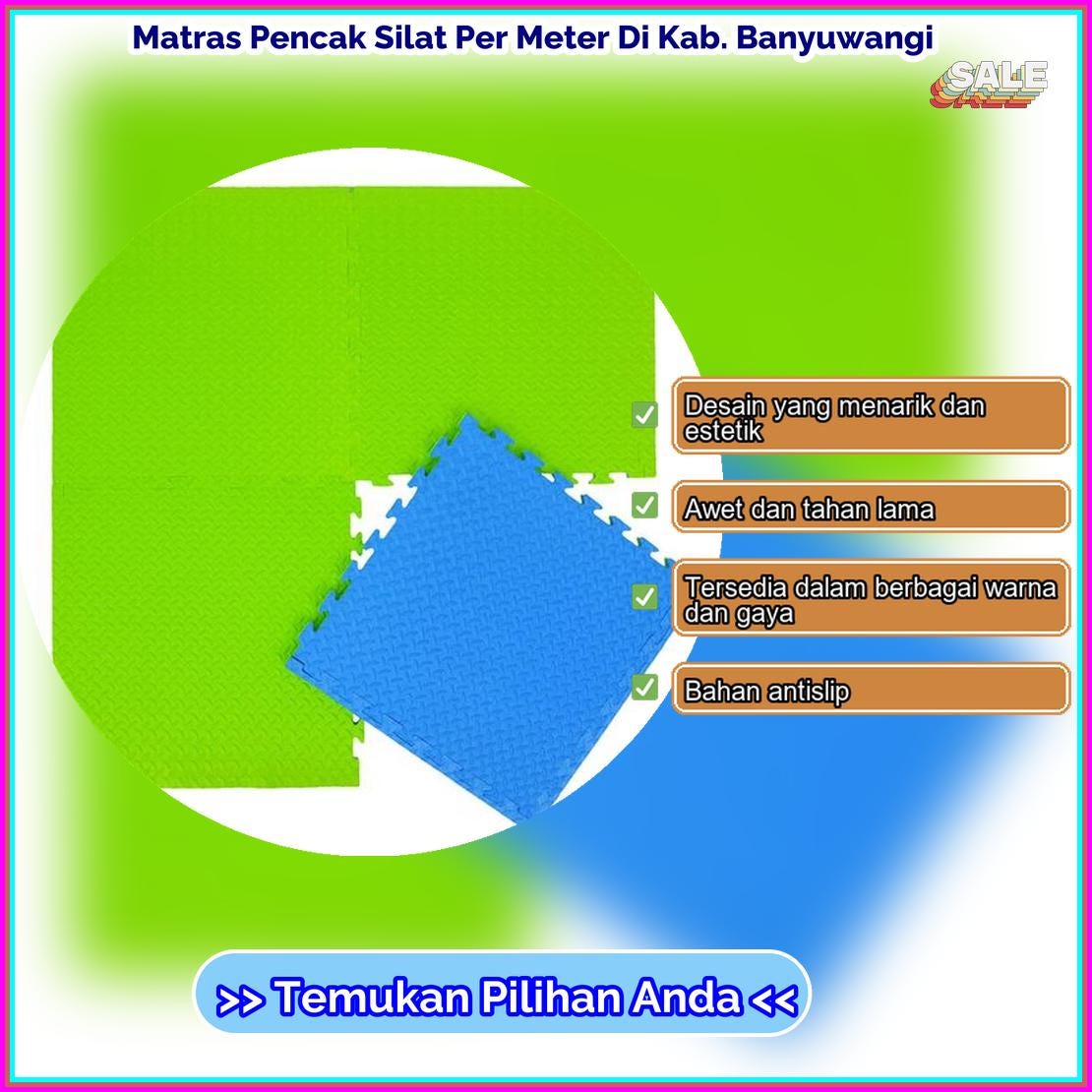 Matras Pencak Silat Per Meter Di Kab Banyuwangi - Matras Judo - Medium